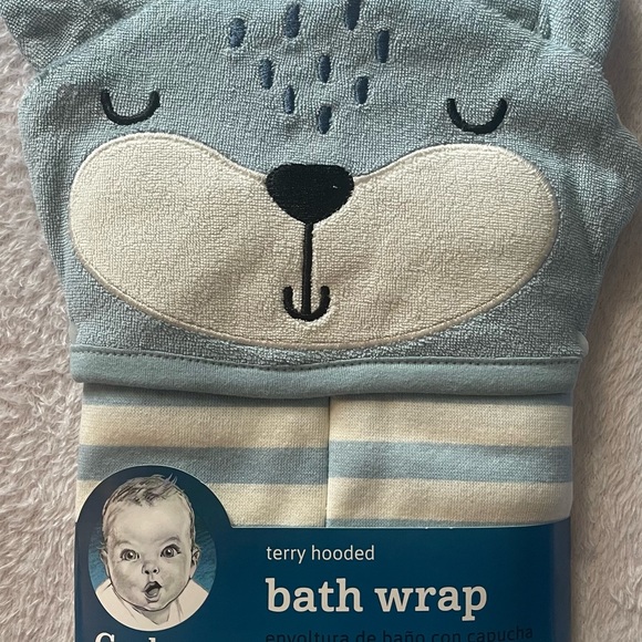 Gerber | Bath, Skin & Hair | New Gerber Baby Boys Hooded Terry Fox Bath ...